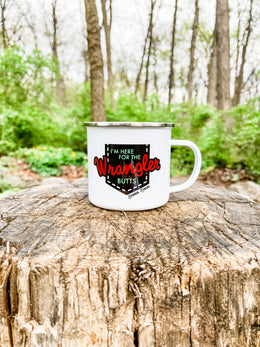 Campfire Mug with Wrangler Butts Design